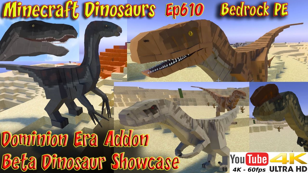 Dominion Era Addon by T REY Dinosaur Showcase Beta Download for Bedrock ...