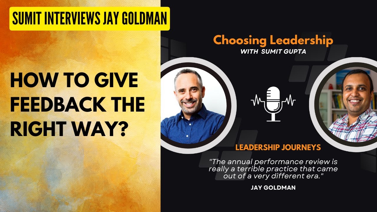 Inflection points in every leader's life - Sumit interviews Jay Goldman ...