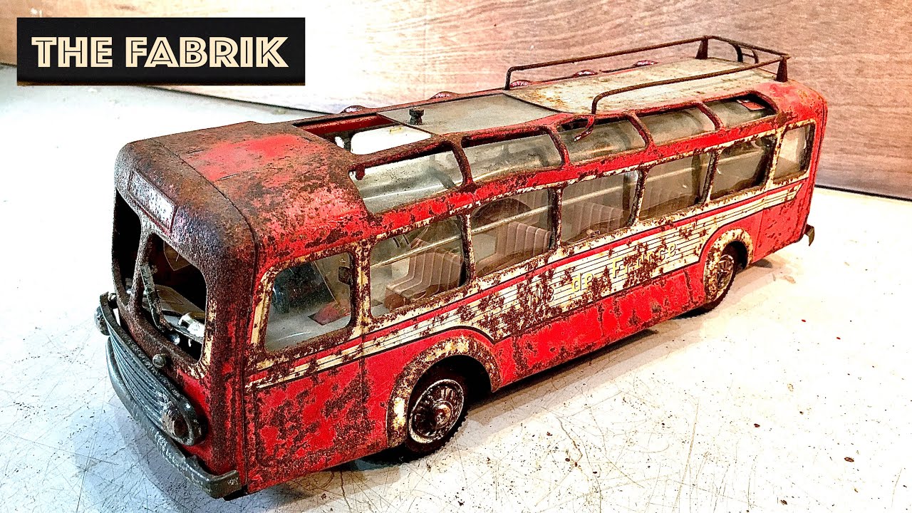 1950's Abandoned model - Antique rusty bus - Restoration - YouTube