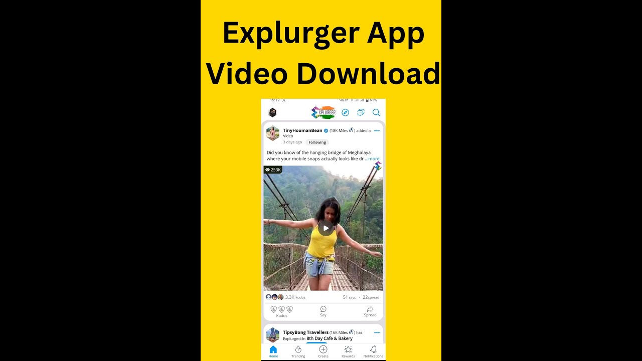 Explurger App Video Download | How to Download Video From Explurger App ...