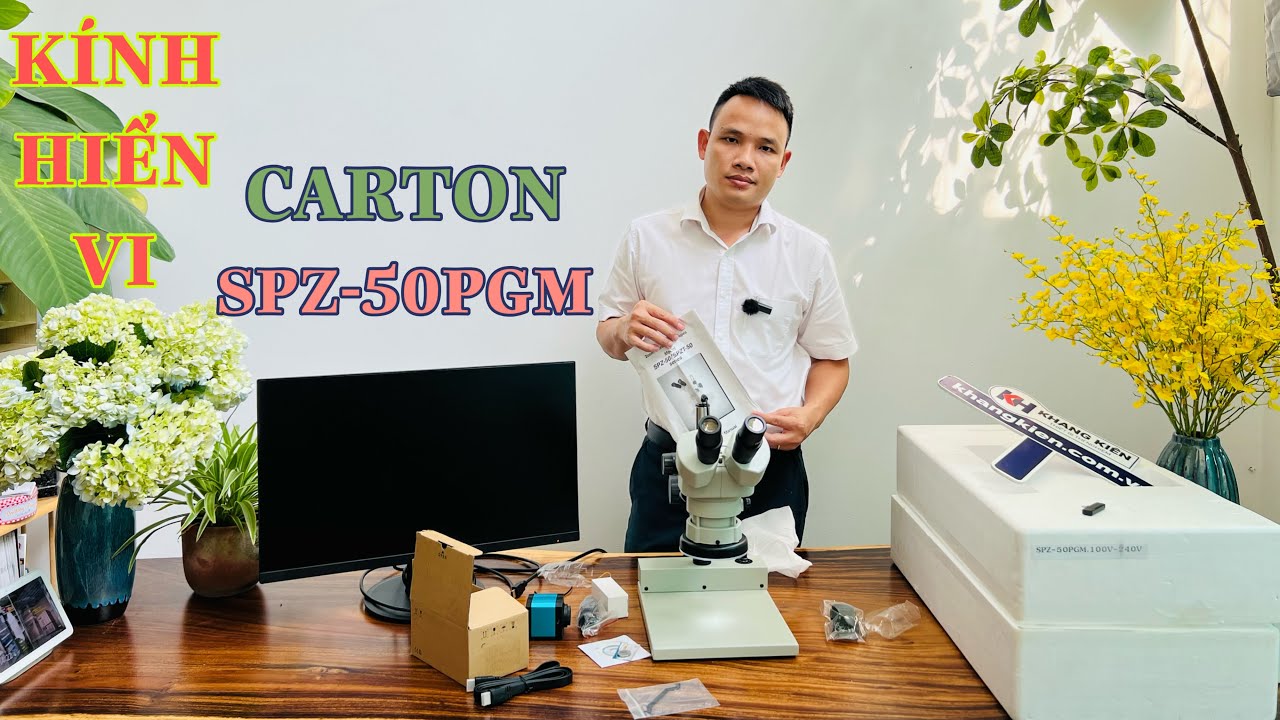 Kính hiển vi Carton SPZ-50PGM - YouTube