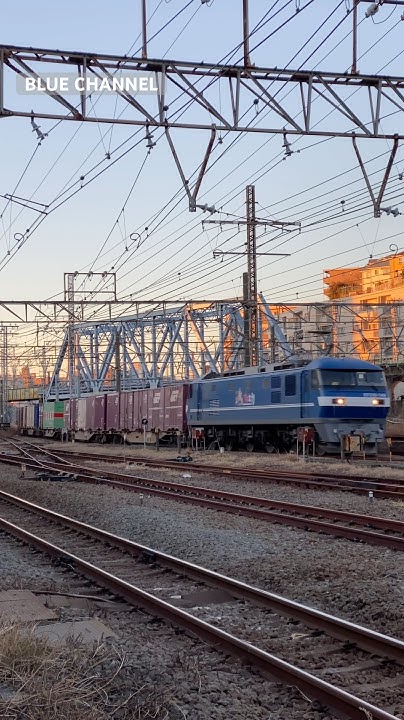 (貨物列車) 2025/01/31 66レ EF210-149 + コキ23B (東福山〜東京タ) #Shorts - YouTube