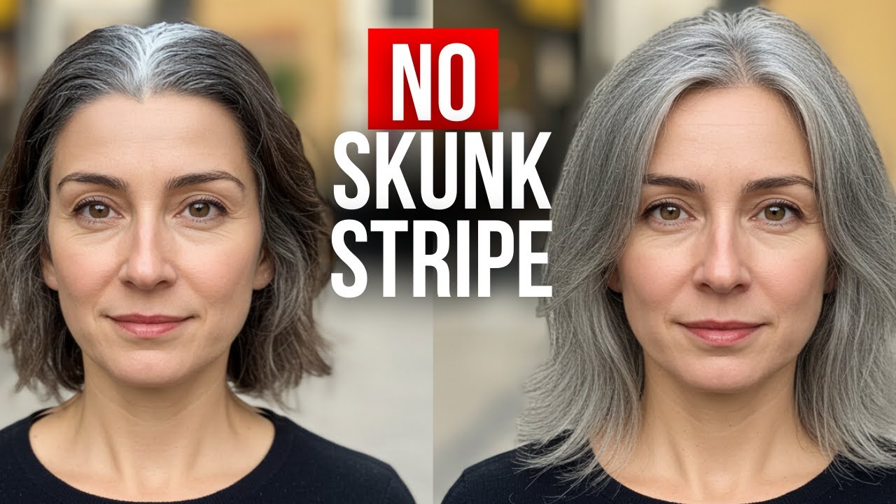 How To Style GRAY HAIR Without Looking OLD - YouTube