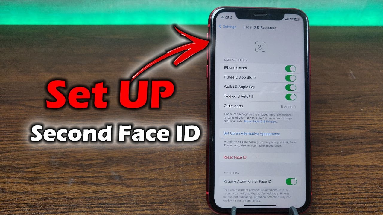 How to Set Up Second Person Face ID on iPhone | Full Guide - YouTube
