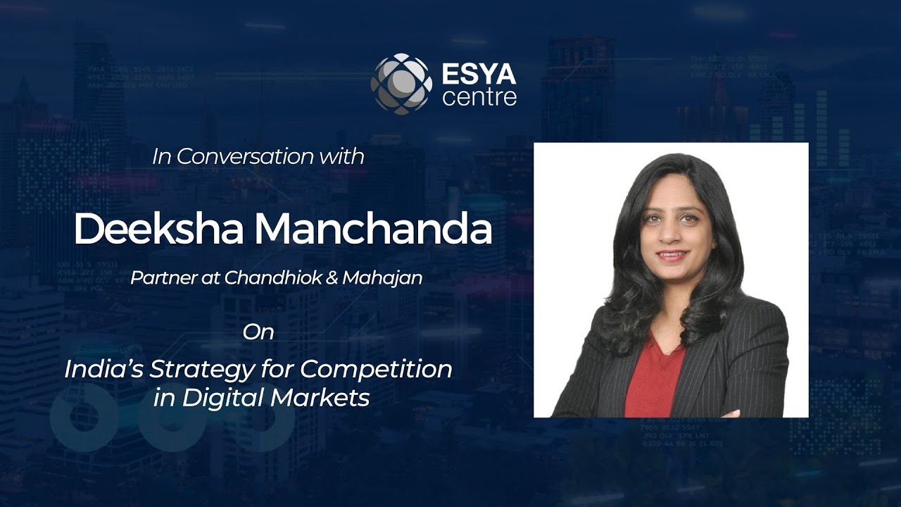 Competition in Digital Markets | Deeksha Manchanda - YouTube