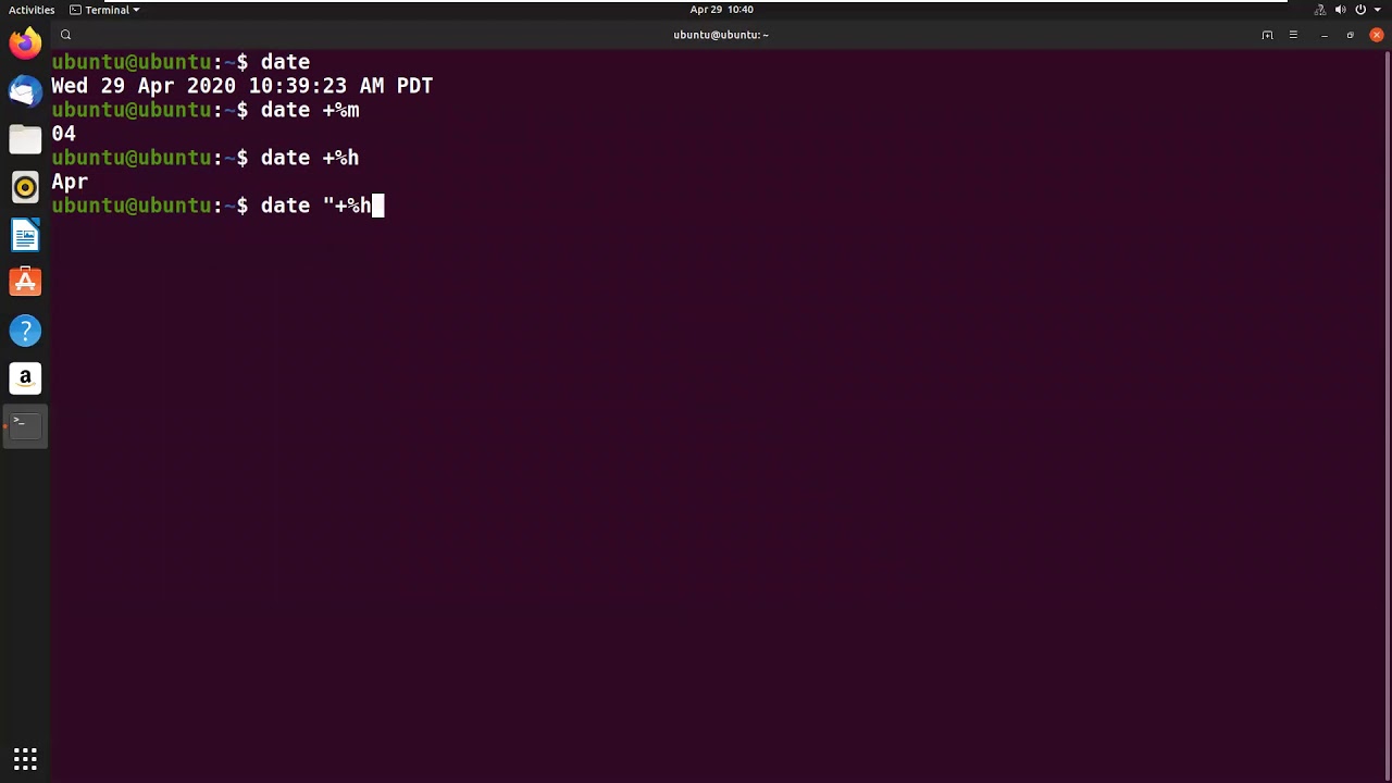 Date Command In Linux YouTube Date Command In Linux YouTube