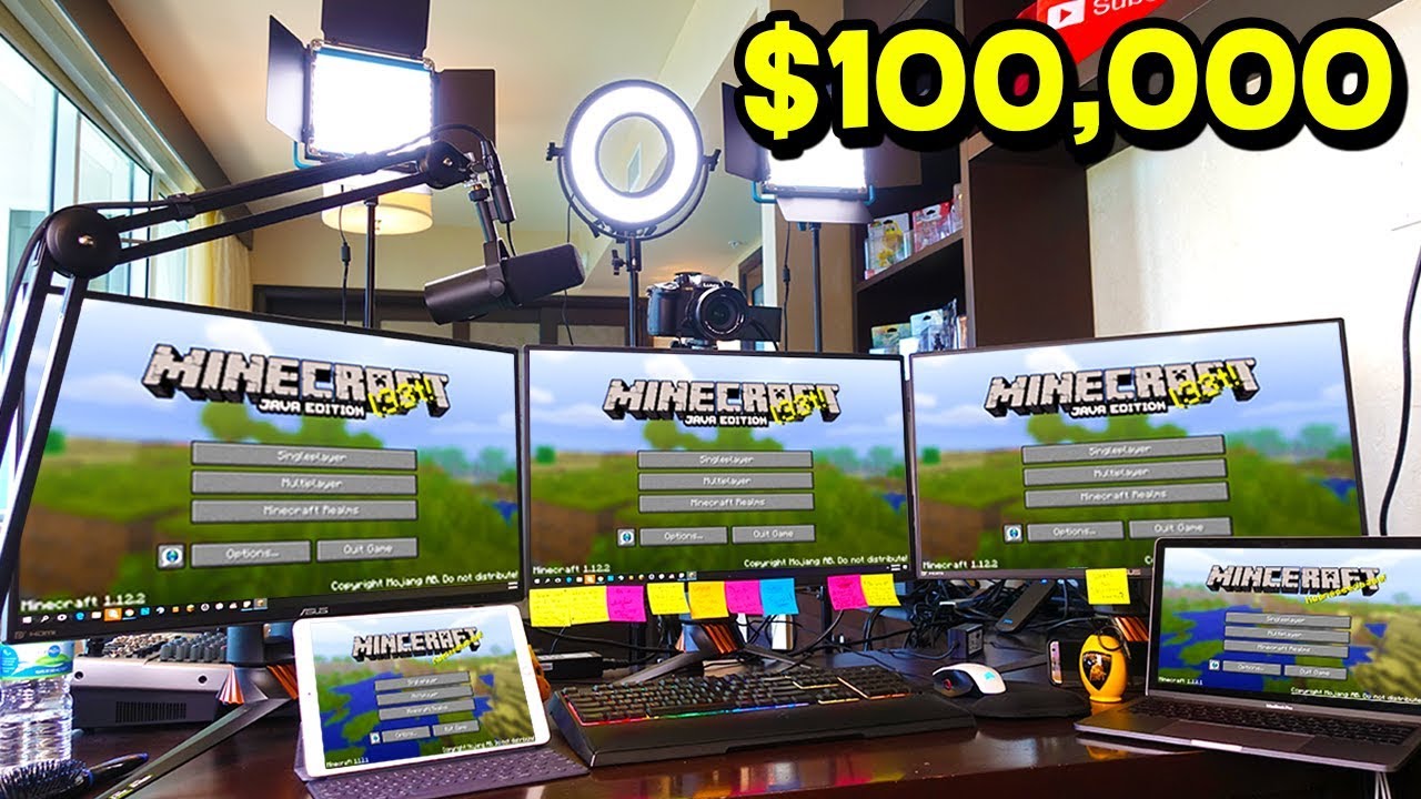 MOOSECRAFT'S $100,000 ULTIMATE GAMING SETUP! - YouTube