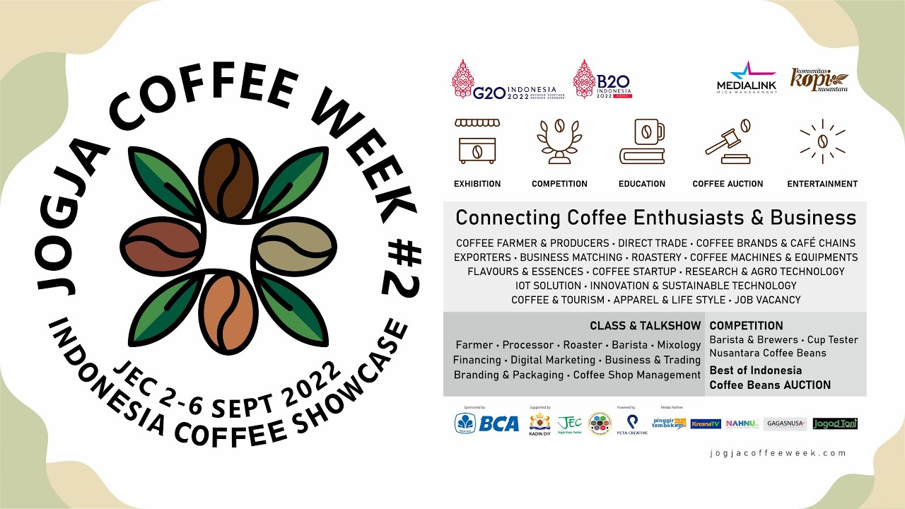 Jogja Coffee Week #2 Indonesia Coffee Showcase JEC 2 6 september 2022 ...