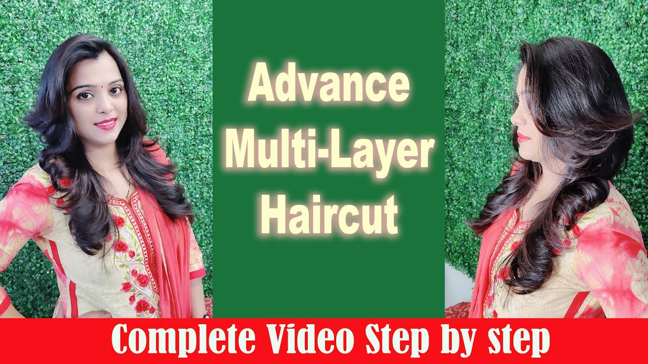 Advance Long Layer Haircut | Multi Layer Haircut - YouTube