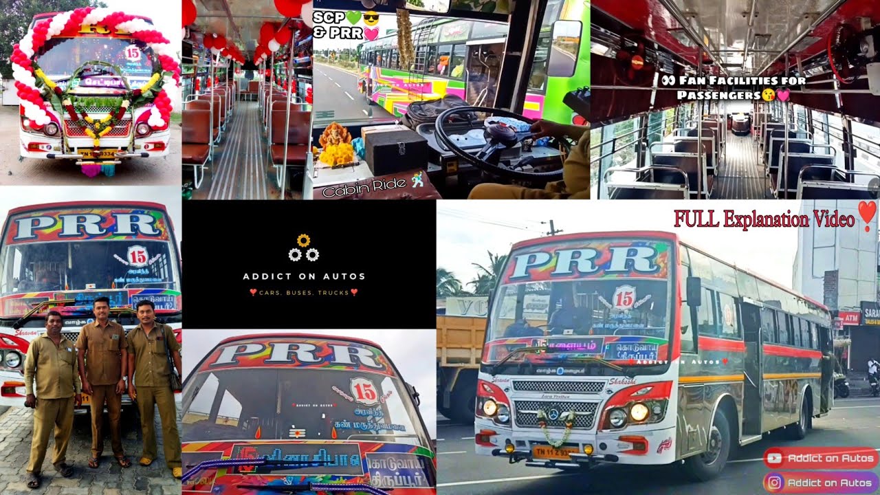 PRR |15|SHANTHARAM|BUS WITH SCP | TIRUPPUR | KODUVAI SINGAM🦁 | FULL ...