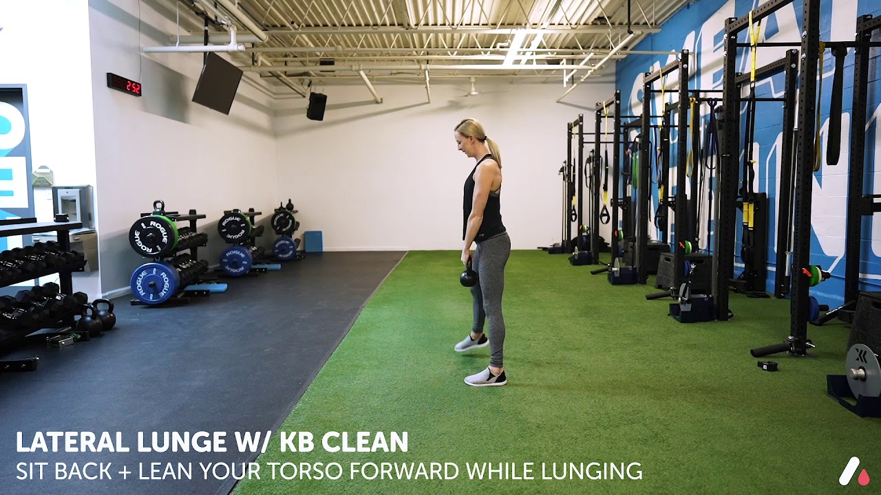 Lateral Lunge w/ KB Clean - YouTube