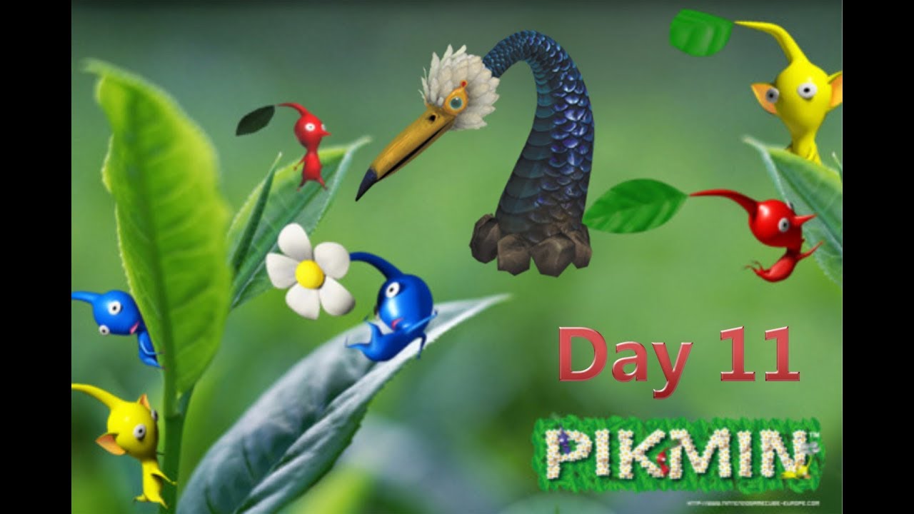Let's Play Pikmin - Day 11: Burrowing Snagrets - YouTube
