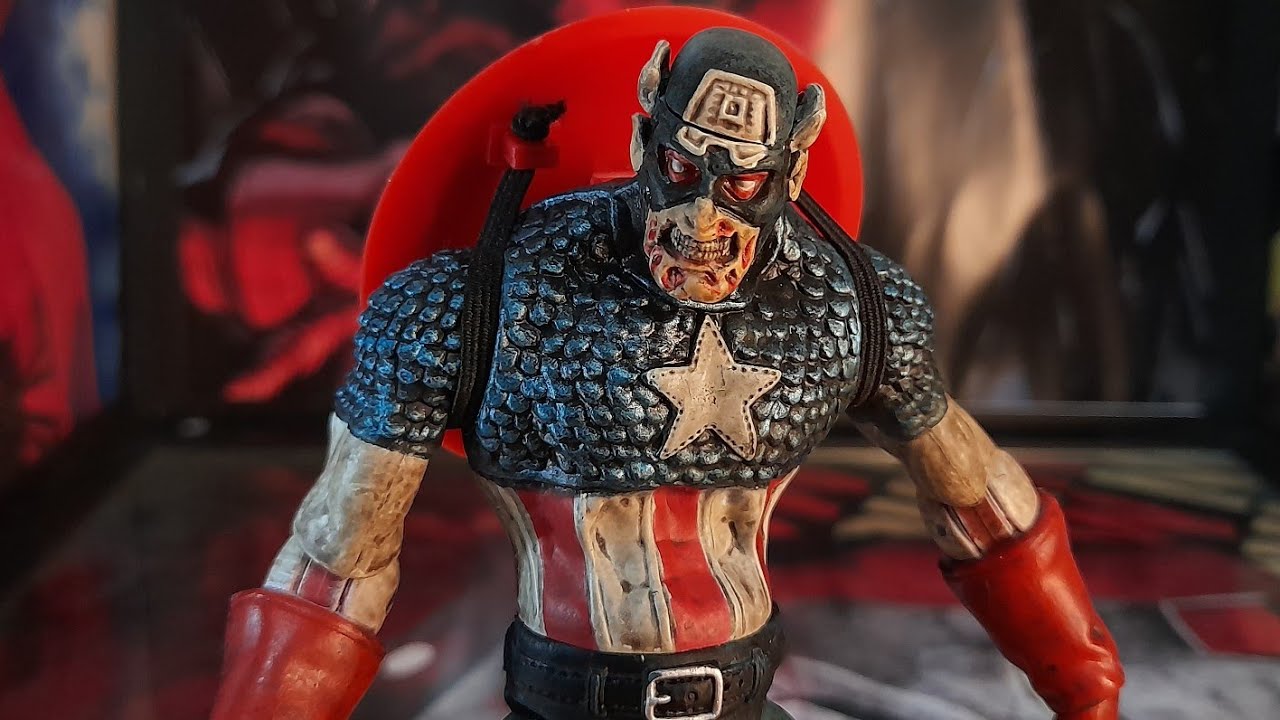 O Capitão América Zumbi Review - Diamond Select ! - YouTube