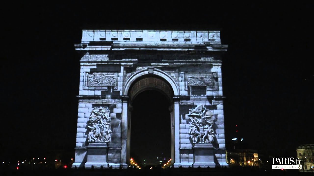 Paris New Year's Eve show on the Champs-Elysées - YouTube
