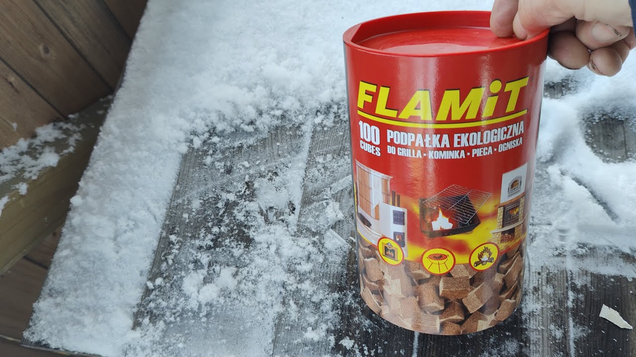 Flamit кубики для розжига костра, камина, печки из Польши. Тестирование ...