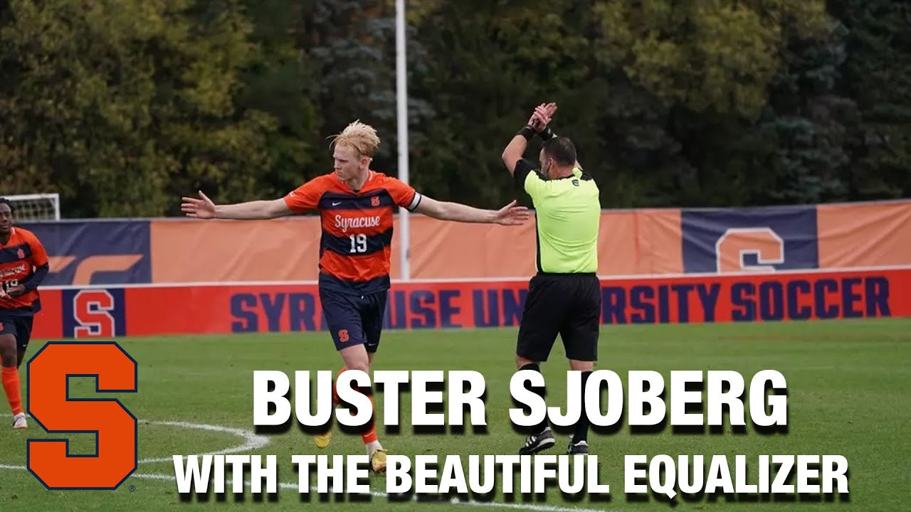 Buster Sjoberg With The Beautiful Equalizer For Syracuse - YouTube