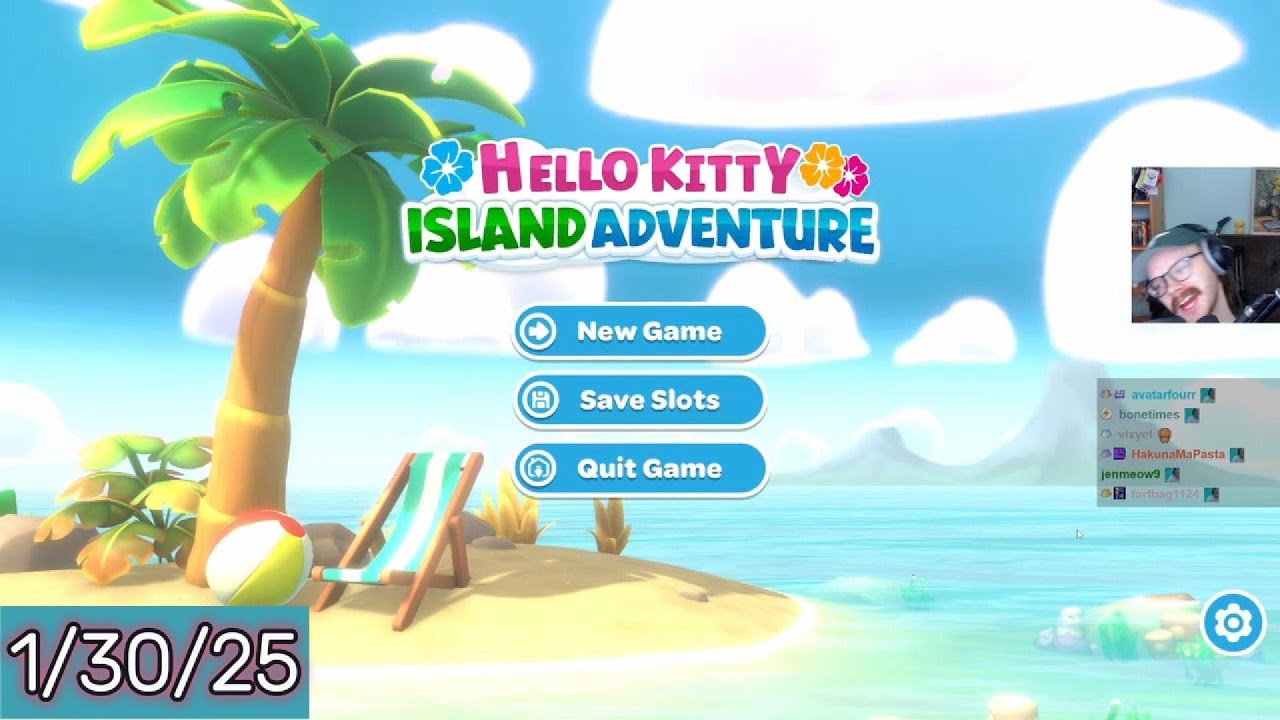 HELLO KITTY ISLAND ADVENTURE STREAM [aksually twitch VOD] | 1-30-25 ...