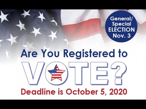 Dan Shields helping Ohio vote in 2020. Part Two – How to Register in ...