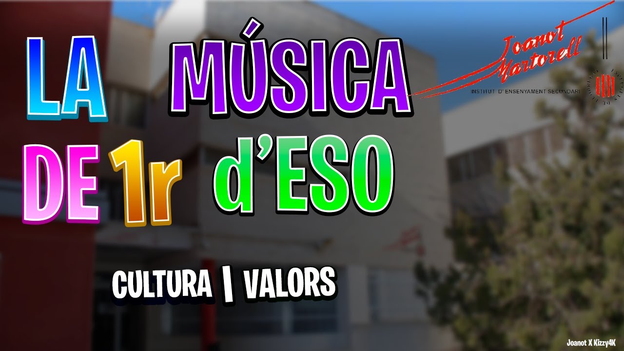 La música de 1r d'ESO a Cultura i Valors - YouTube