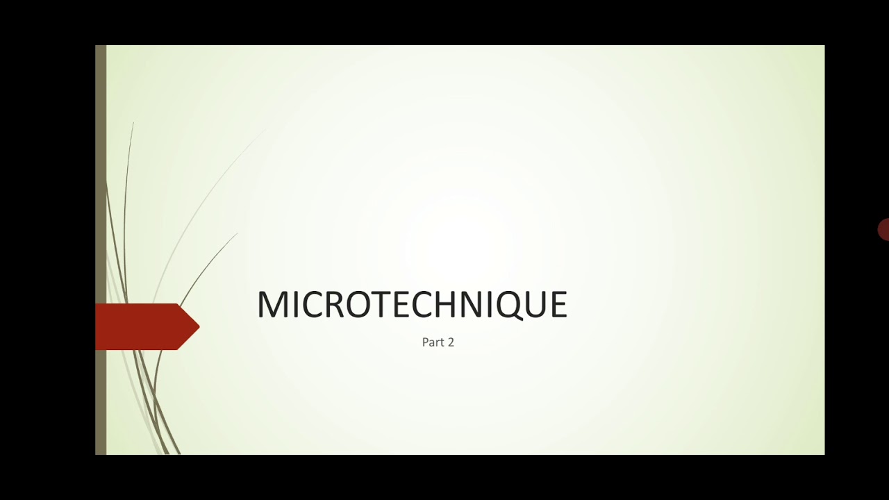 microtechnique part 2 - YouTube