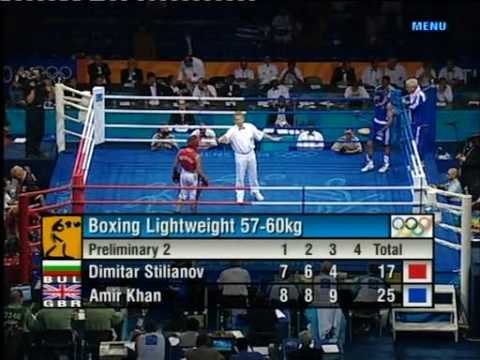 Amir Khan vs Stilianov 2004 Olympics - YouTube