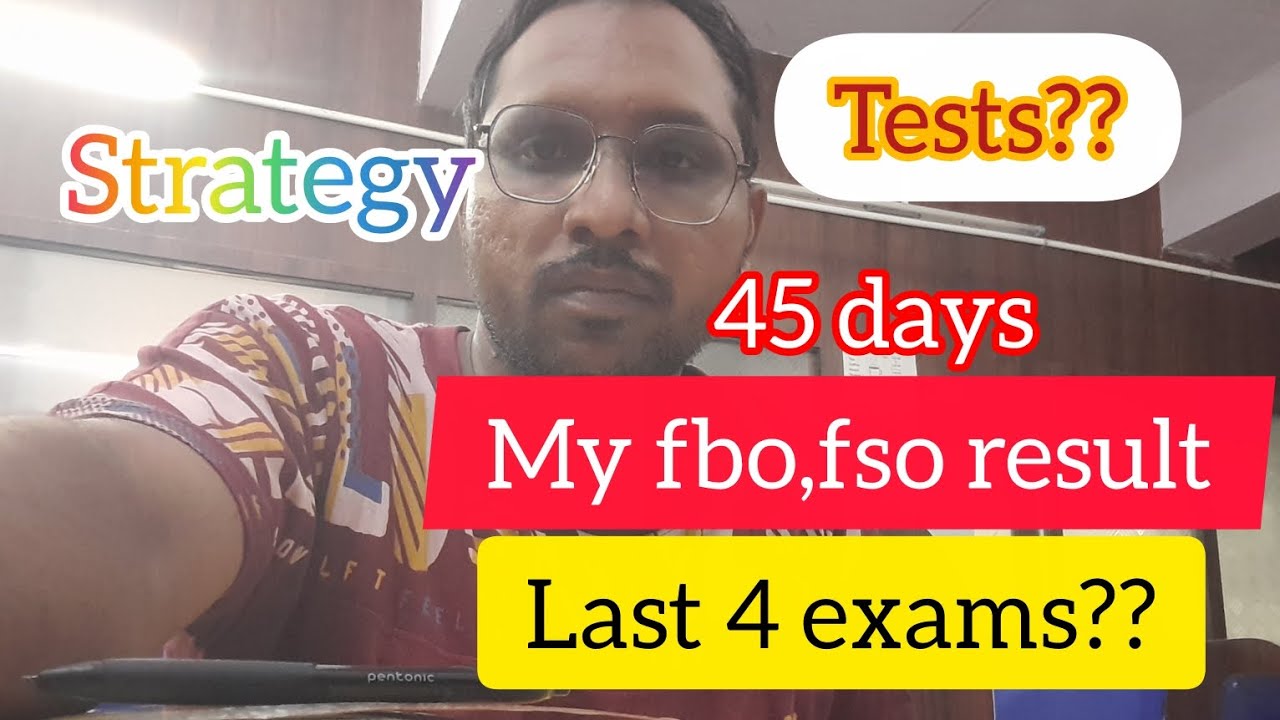 My fbo,fso result and my planning and strategy #appsc#fbo#fso - YouTube