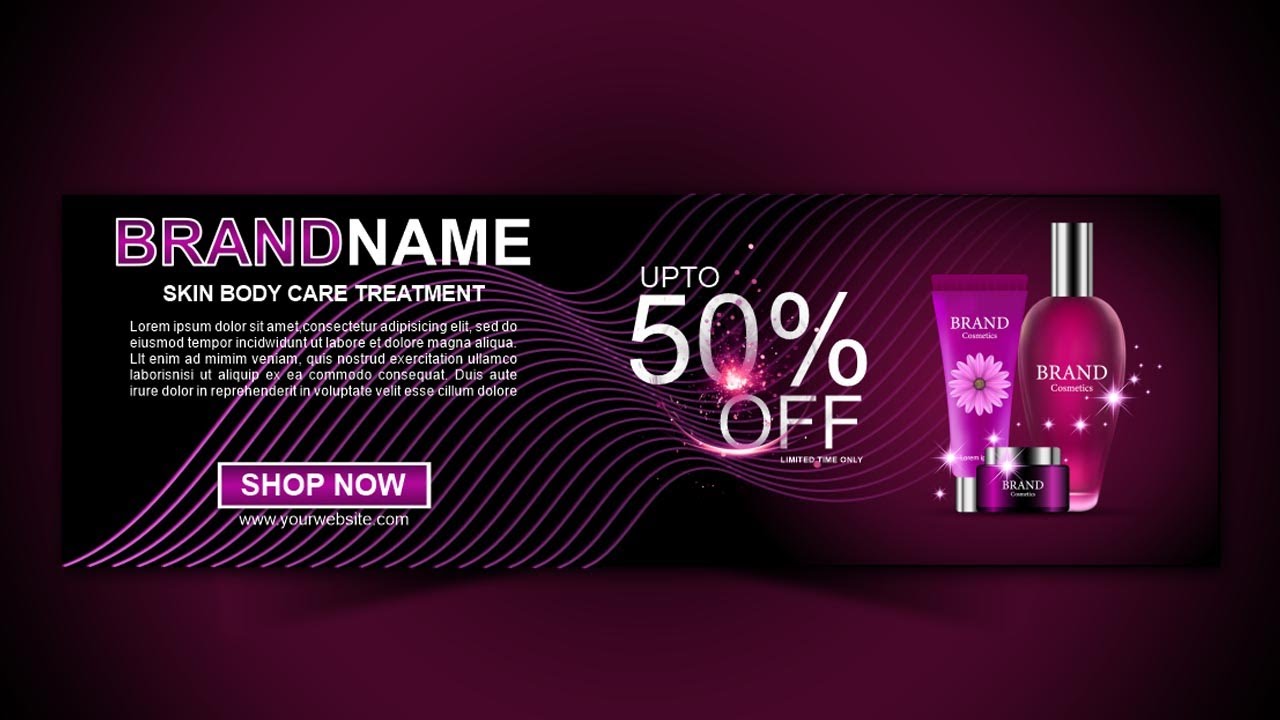 Professional Website Banner Design in CorelDRAW - CorelDRAW Tutorial ...