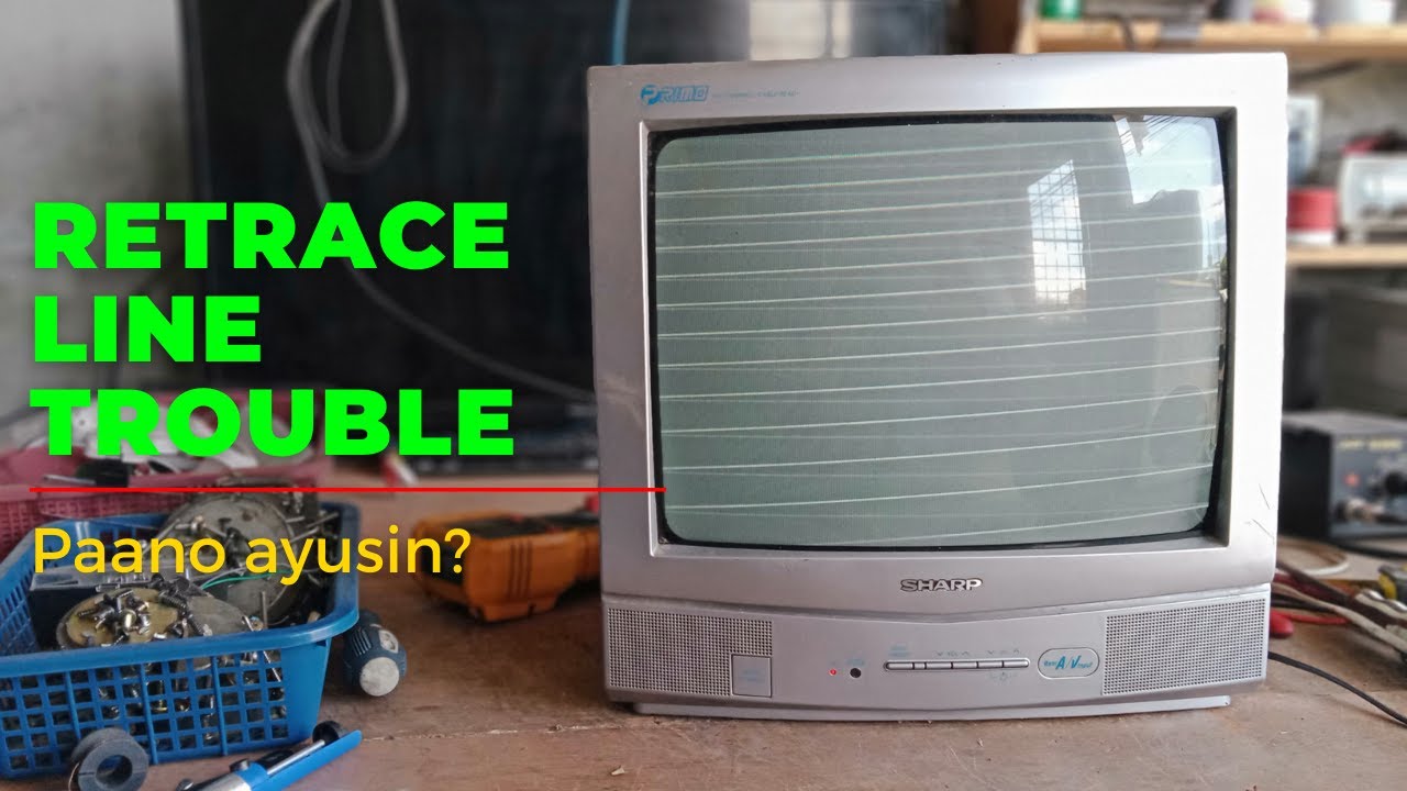 RETRACE LINE CRT TV REPAIR - YouTube