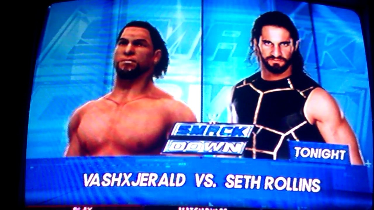WWE 2k16-Jerald Jenkins vs Seth Rollins(The best vs The man) - YouTube