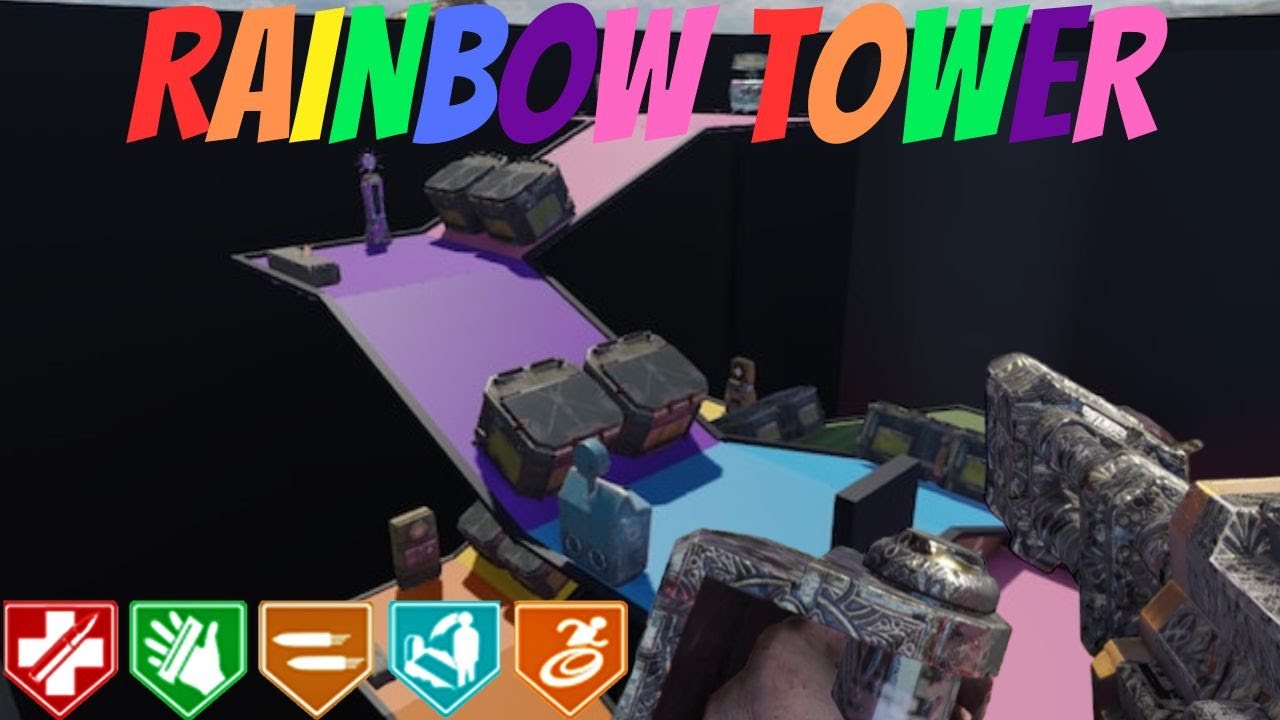 RAINBOW TOWER | BLACK OPS 3 CUSTOM ZOMBIES - YouTube