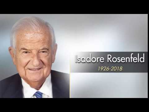 Remembering Dr Isadore Rosenfeld 1926 2018 - YouTube
