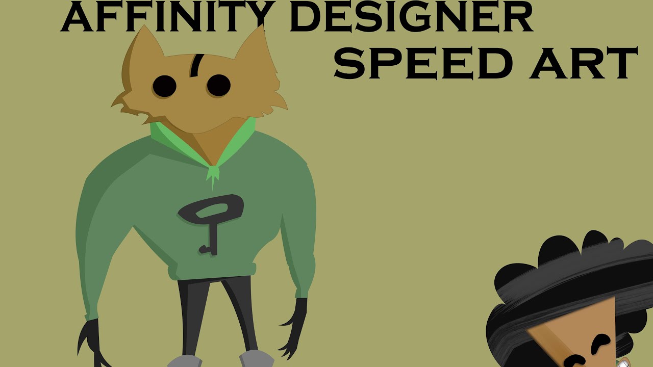 Character illustration with affinity designer - YouTube