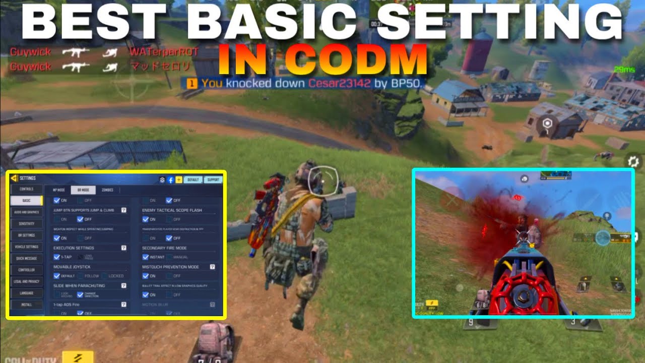 *BEST*basic Settings season 9 For Cod Mobile Battle | Cod Mobile Battle ...