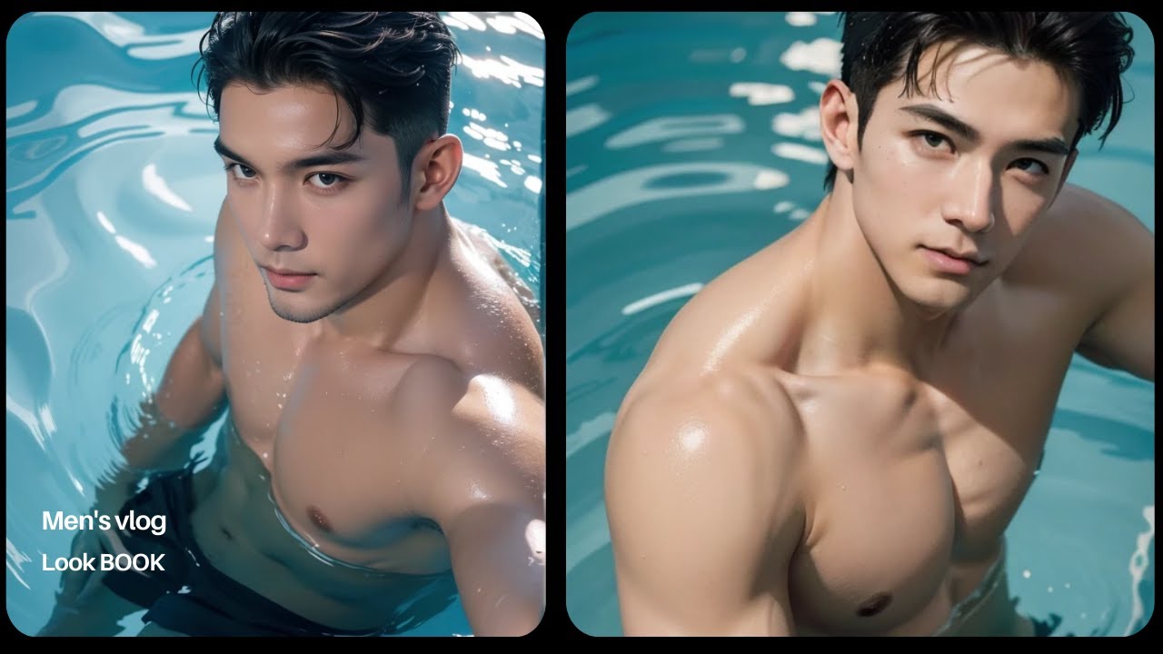 Summer Splash: Dancing Wavesㅣ#menai #aivlog #aiartworkㅣ [ Men's vlog ] - YouTube