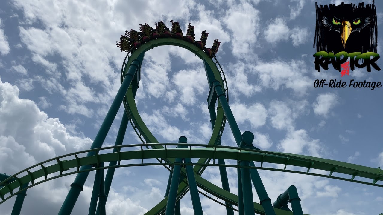 Raptor - Cedar Point B&M Inverted Coaster - Off-Ride Footage [4K] - YouTube