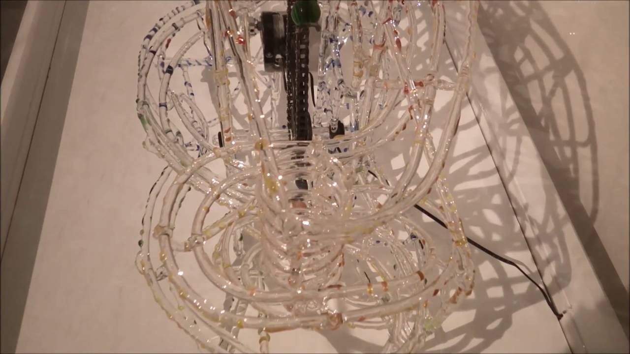 Amazing Kinetic Glass Sculpture - Marble Run - YouTube