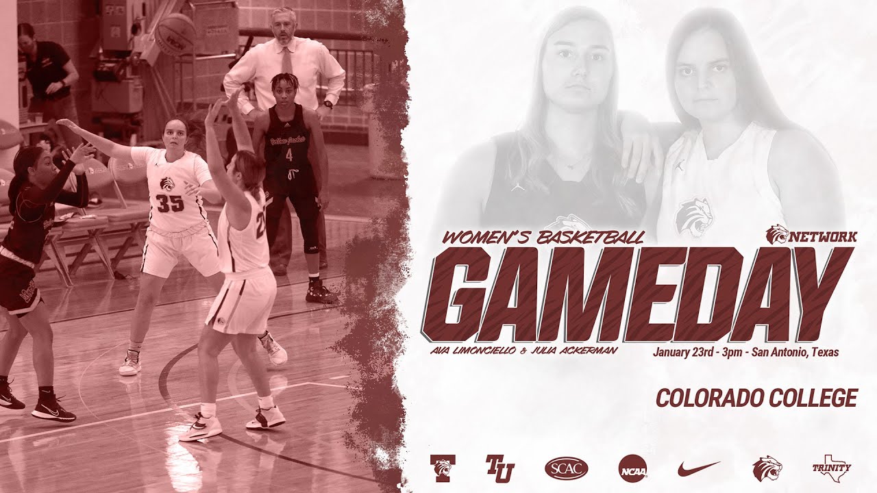 220123 NCAA Women's Basketball - Trinity University vs Colorado College ...