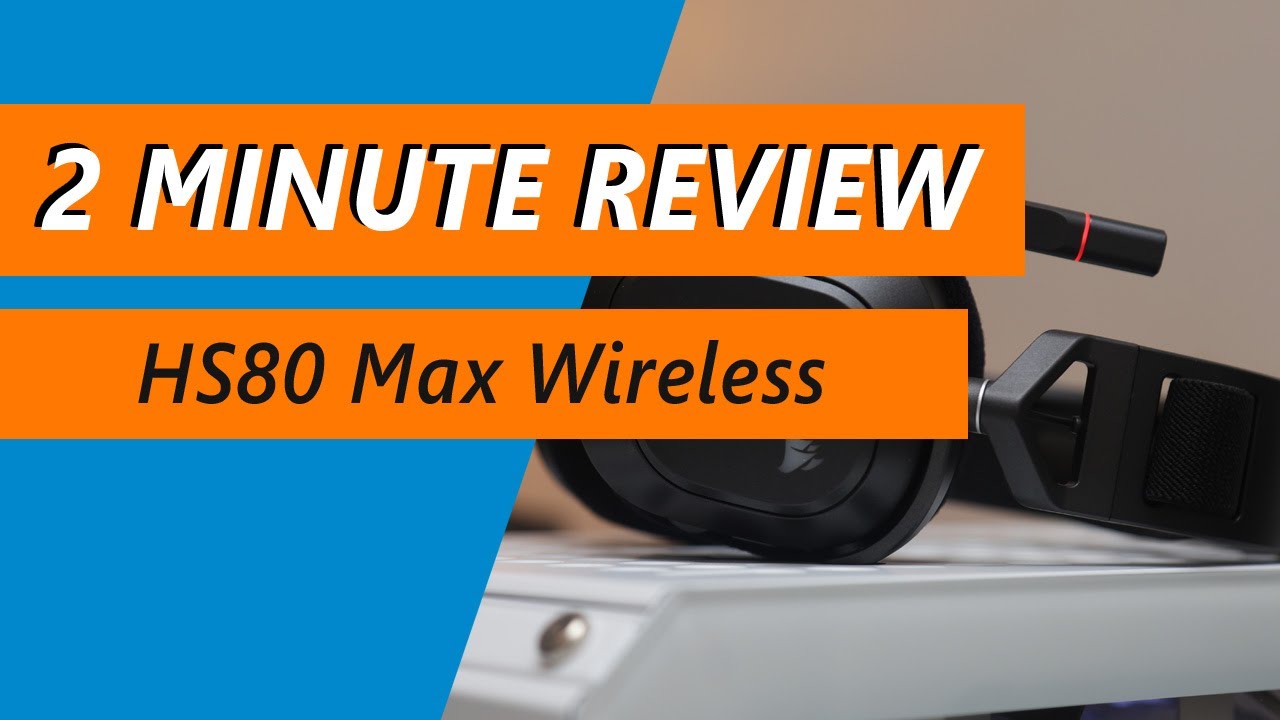 Corsair's best HS80 tested! Corsair HS80 Max Wireless Review - YouTube