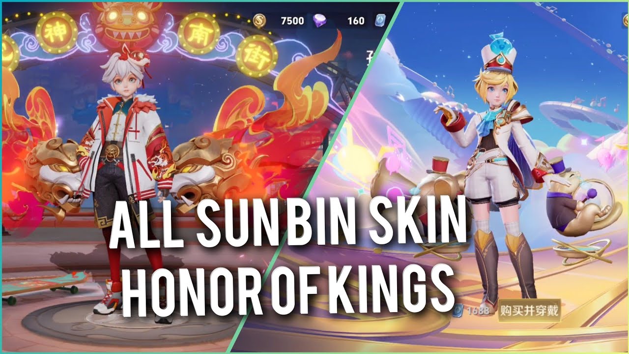 REVIEW ALL SKIN SUN BIN AKAN RILIS DI HONOR OF KINGS GLOBAL - YouTube