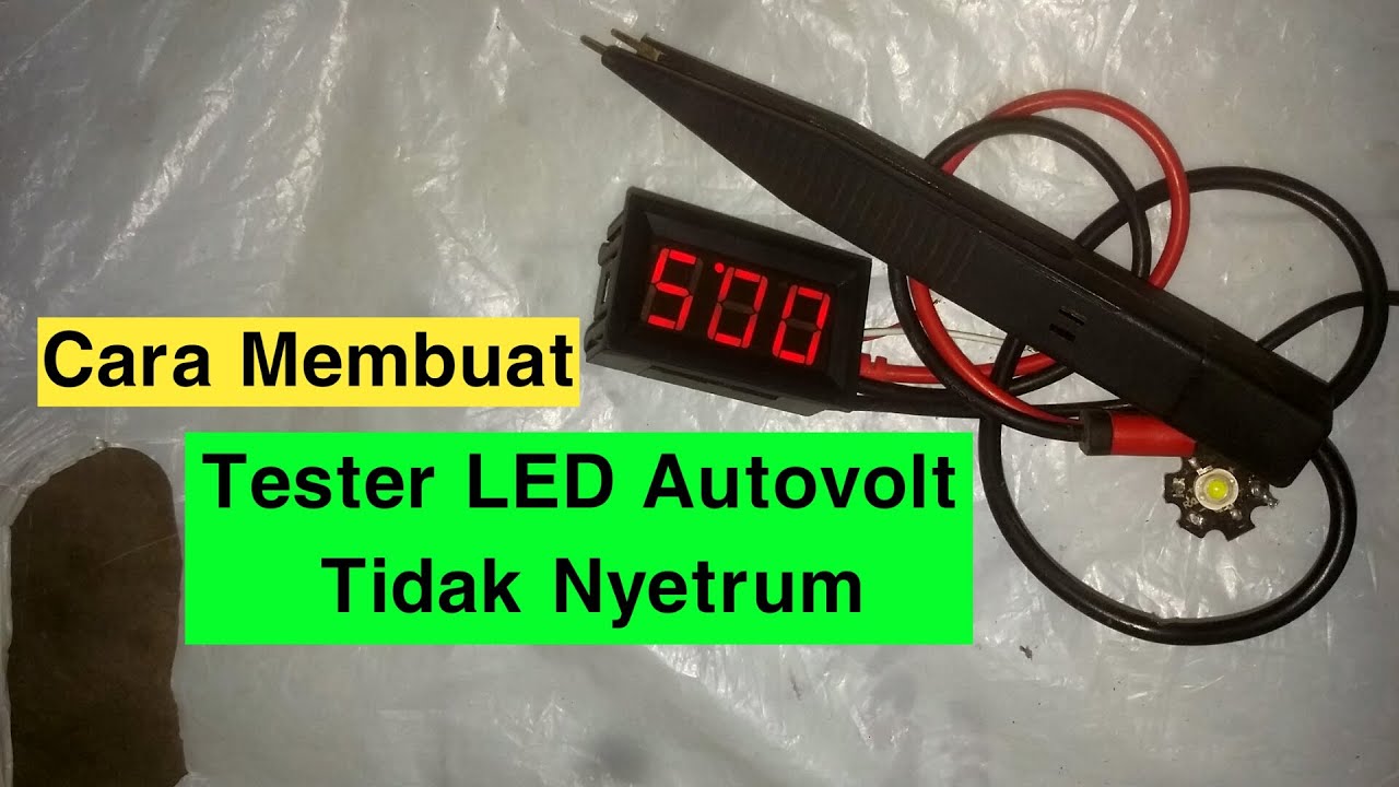 Cara membuat tester led alat servis lampu - YouTube