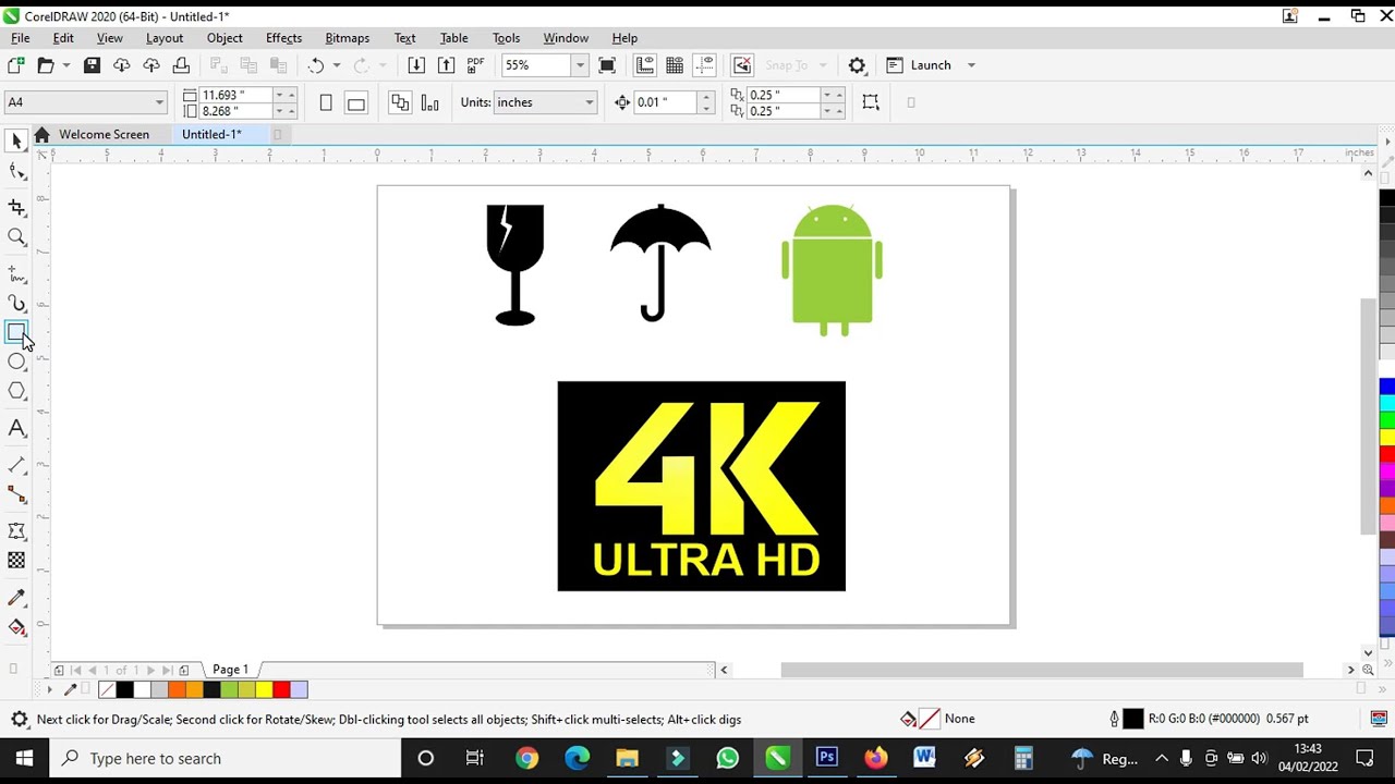How to Draw these symbols Easily / Simple Ideas for Design / Corel Draw ...