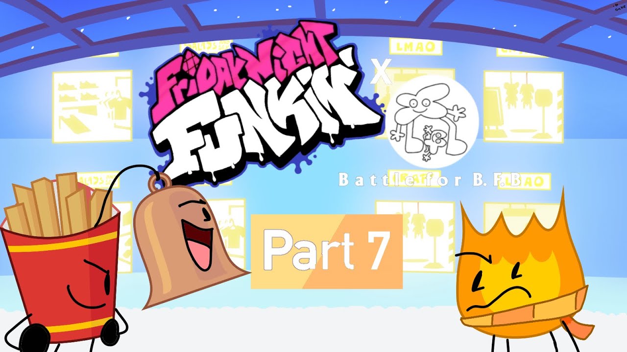 Friday Night Funkin’ Mod Showcase: Fries & Bell vs Firey || Week 5 ...