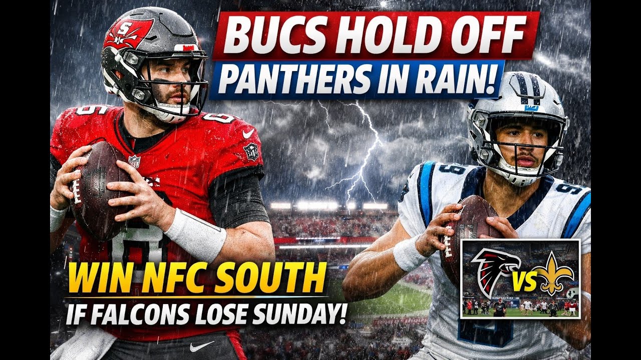 Buccaneers Hold Off Panthers in Rain 🌧️ | NFC South Title Depends on ...