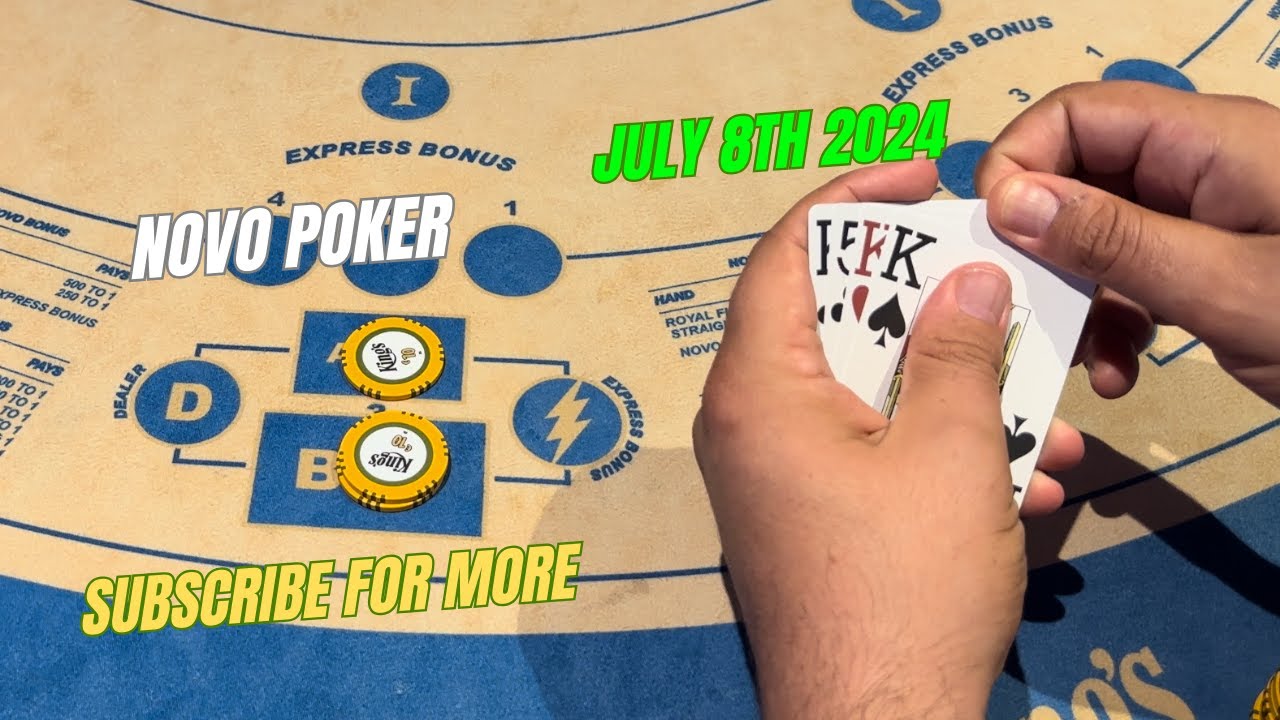 Novo poker ! July 8th 2024 time for bonuses - YouTube