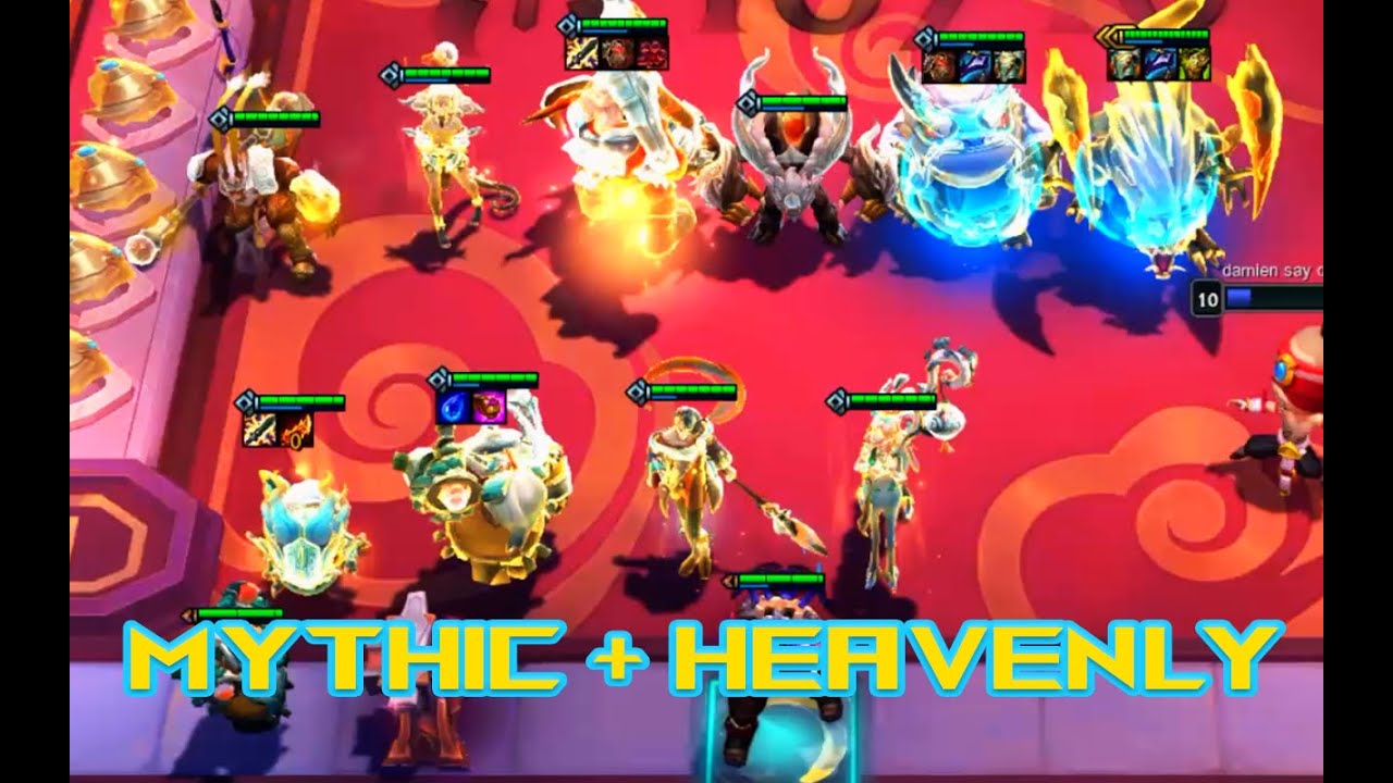 Team Fight Tactics (TFT SET 11) - 8 Mythic + 3 Heavenly (TOP 3) - YouTube