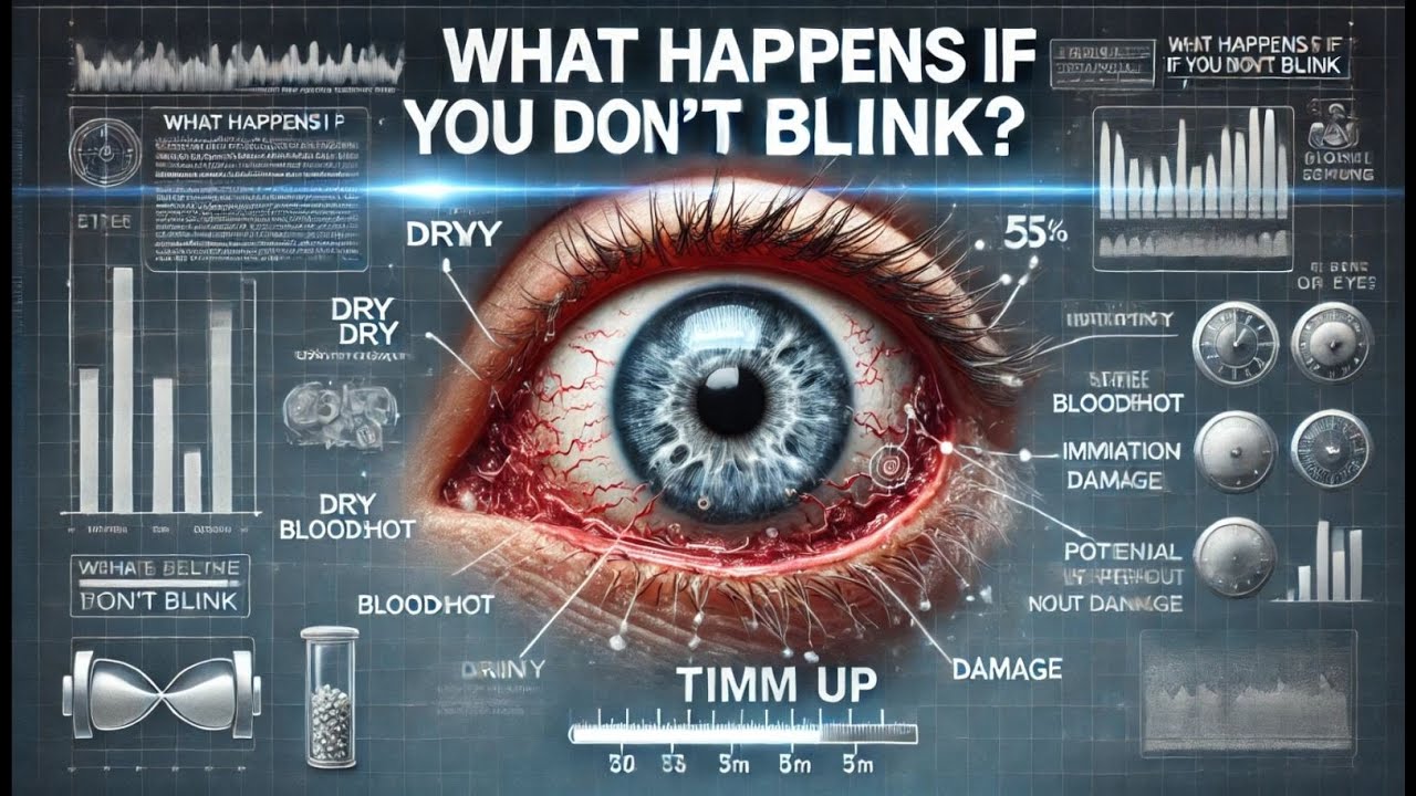 What happens if you don't blink??? - YouTube