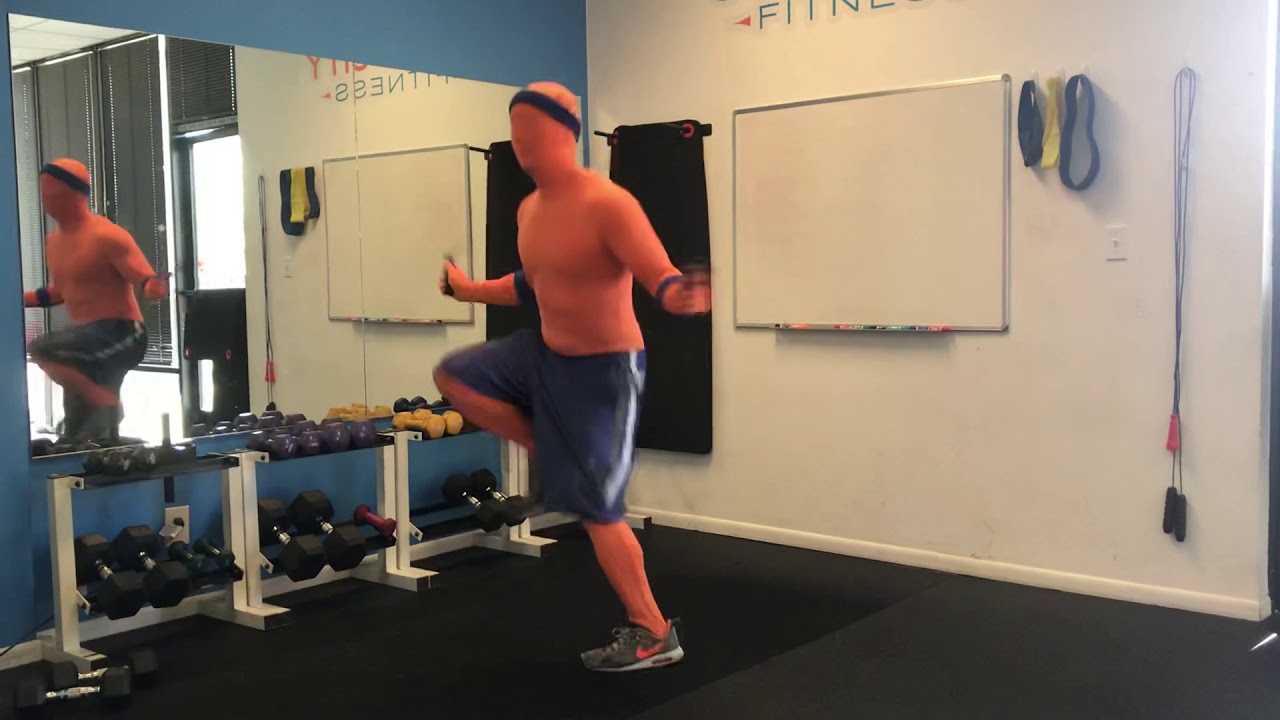 Jump Rope High Knees | Sweat City - YouTube