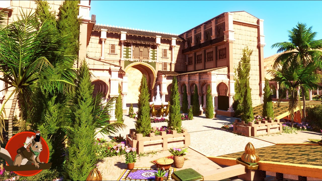 Courtyard Entrance | Planet Zoo Speedbuild | Kayan Al-Bashar | Ep 21 ...