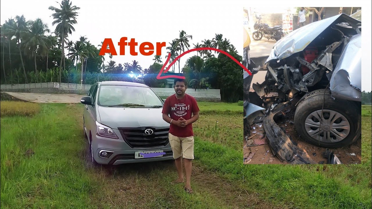 Toyota Innova accident work | converted to nardo grey @CJJVlogs - YouTube