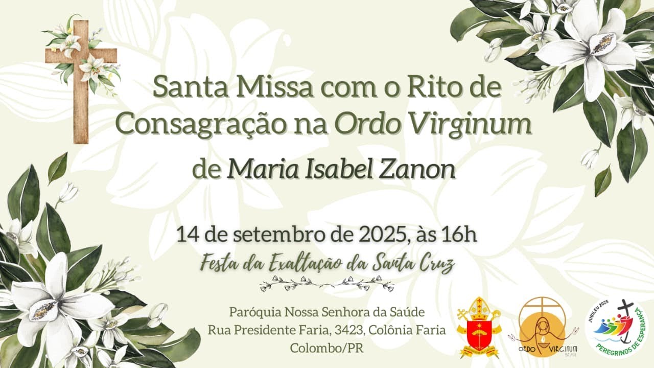 🔴 [AO VIVO] Santa Missa | Consagração de Maria Isabel Zanon à Ordo ...